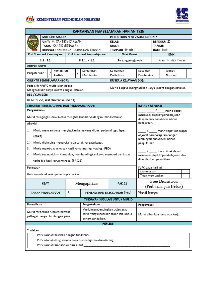 PSV THN 2 TS25 | PDF