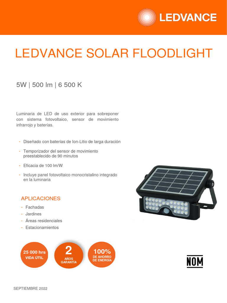 Ledvance® Solar Floodlight | PDF