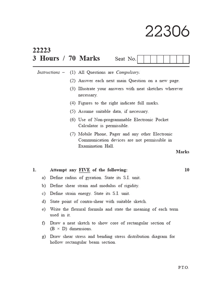 22306-2023-Summer-Question-Paper (Msbte Study Resources) | PDF ...