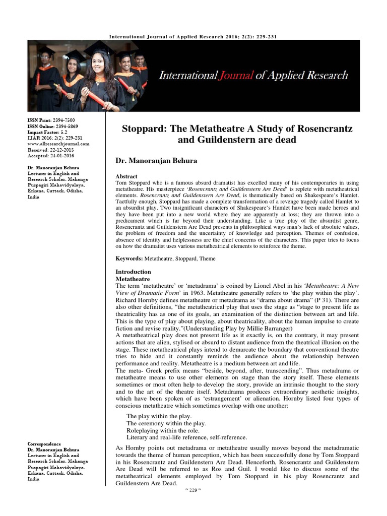 Meta Theatre | PDF | Hamlet