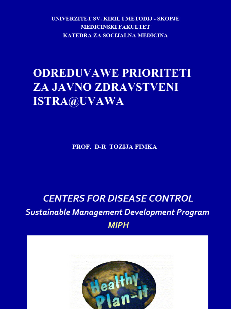 Fimka Tozija Odreduvanje Prioriteti | PDF