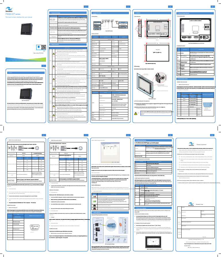 Inovance IT6000 User Manual Overview | PDF | Usb | Programmable Logic ...