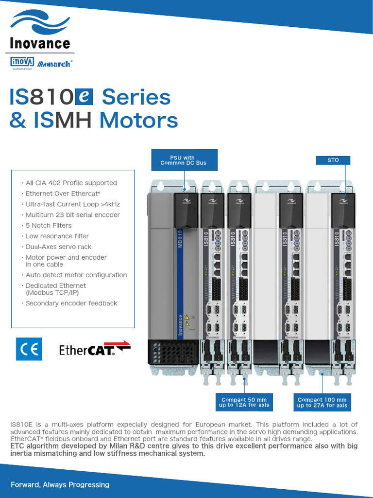 Inovance Is810 Servo Catalog English 20 4 20 | PDF | Electrical ...