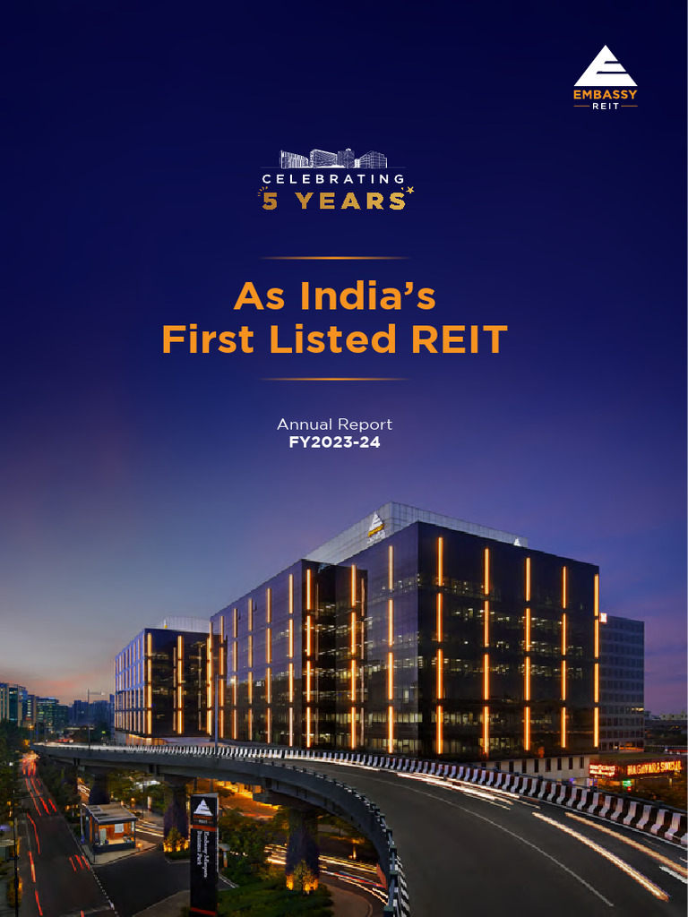 Embassy Reit Ar 2024 Final | PDF | Real Estate Investment Trust | Mergers And Acquisitions