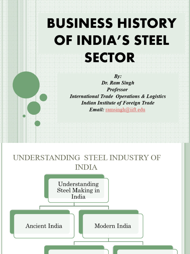 History of India's Steel Industry | PDF | Steel