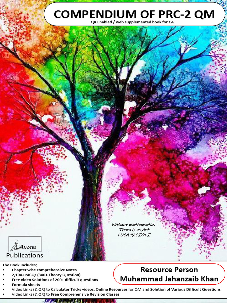 QM PRC 2 Final Book by JZ | PDF | Variable (Mathematics) | Equations