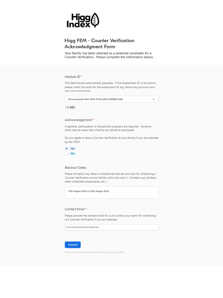 Facility Verification Consent Form | PDF | Business | Finance & Money ...