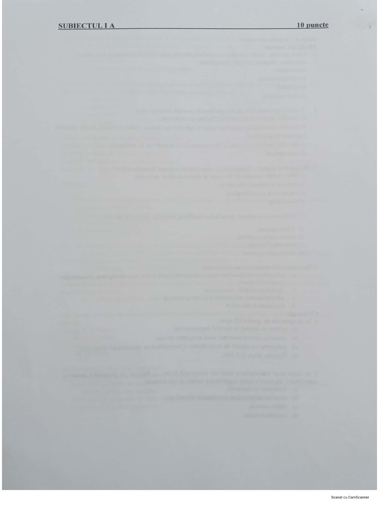 Varianta 2 Examen de Absolvire 2023 | PDF