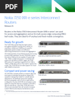 Nokia 7220 IXR D Series Interconnect Routers For SR Linux Data Sheet EN ...