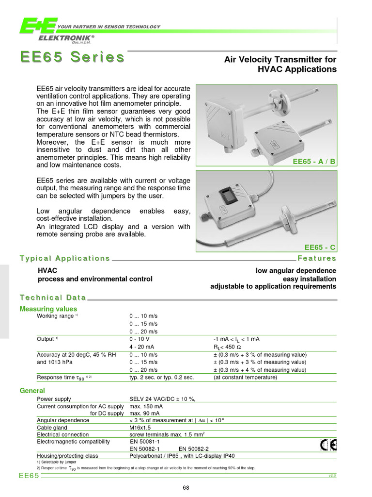 Datasheet Ee65 | PDF | Electricity | Equipment