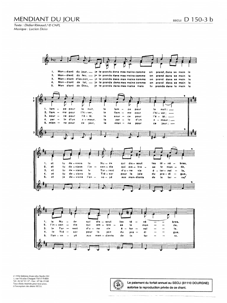 D.150.3b Mendiant Du Jour | PDF
