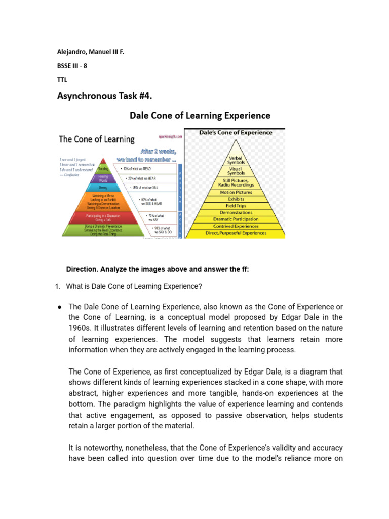 Alejandro Assign4 | PDF | Learning | Cognitive Science
