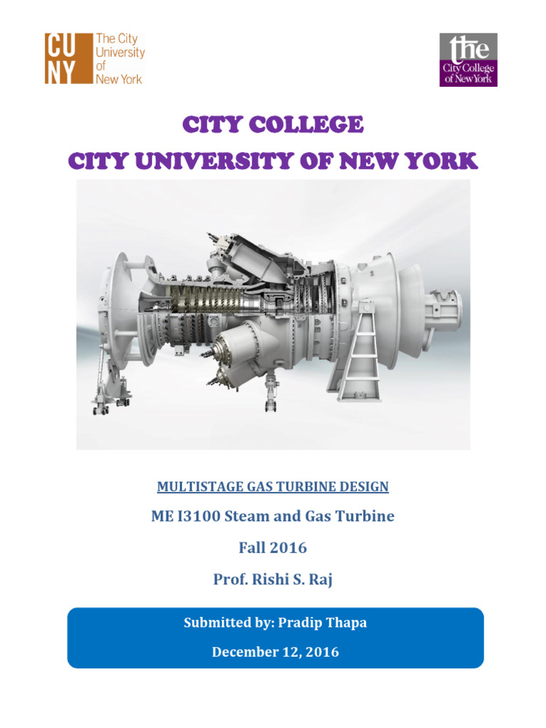 Gas Turbine Design | PDF | Turbine | Gas Turbine