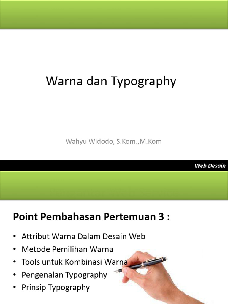 Warna dan Tipografi dalam Desain Web | PDF