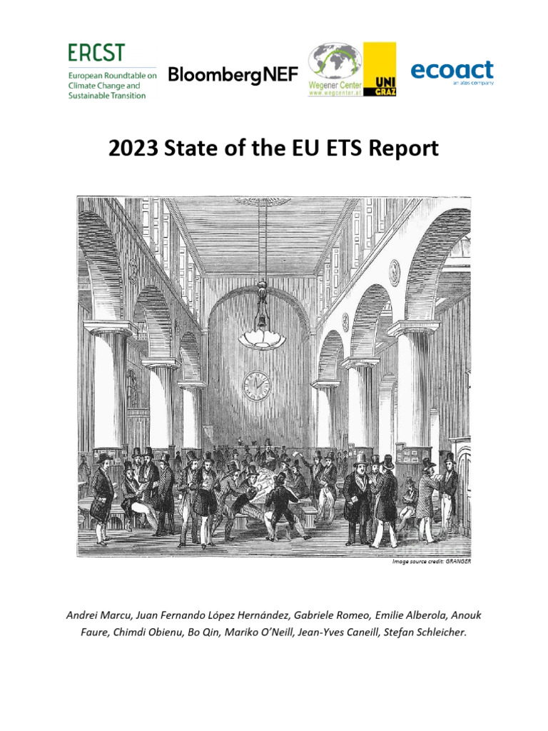 2023 EU ETS State Report Summary | PDF | European Union | Climate ...