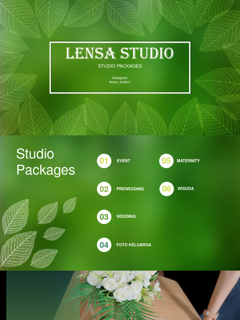 Price List Lensa - Studio Foto | PDF
