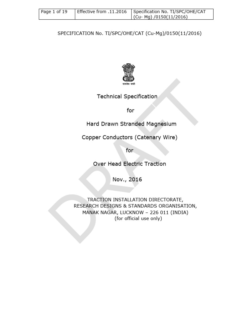 Copper Specification Cu+Mg | PDF | Copper | Wire