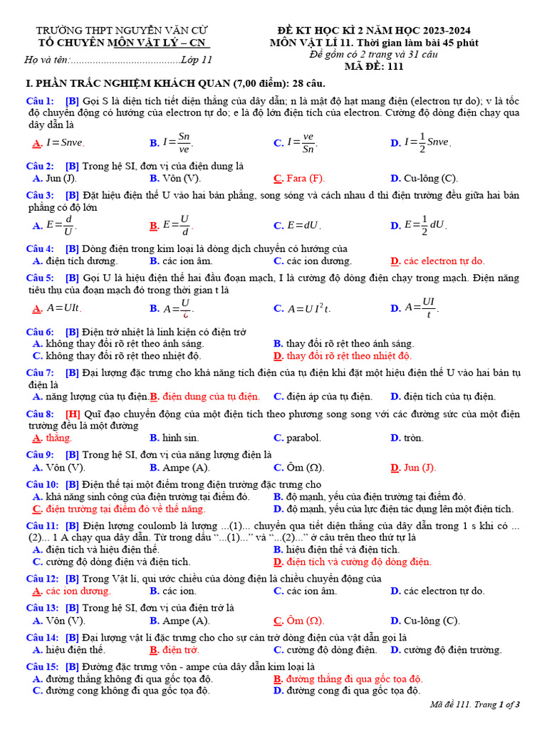 Thi TH HK 2 1 ĐÁP ÁN | PDF