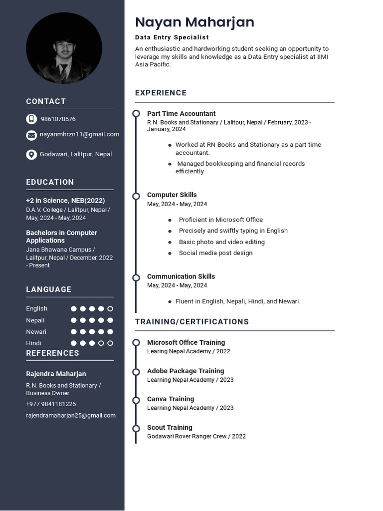 CV Nayan | PDF | Computing