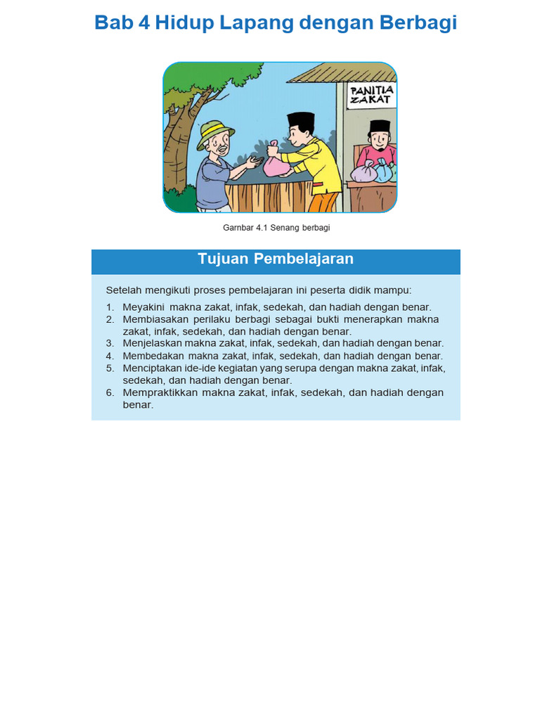 Bab 4 Hidup Lapang Dengan Berbagi | PDF