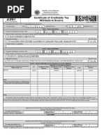 BIR Form 2307 Updated AUG 2023 | PDF | Payments | Taxes