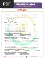 DMER Pharmacist Model Paper | PDF | Pharmacology
