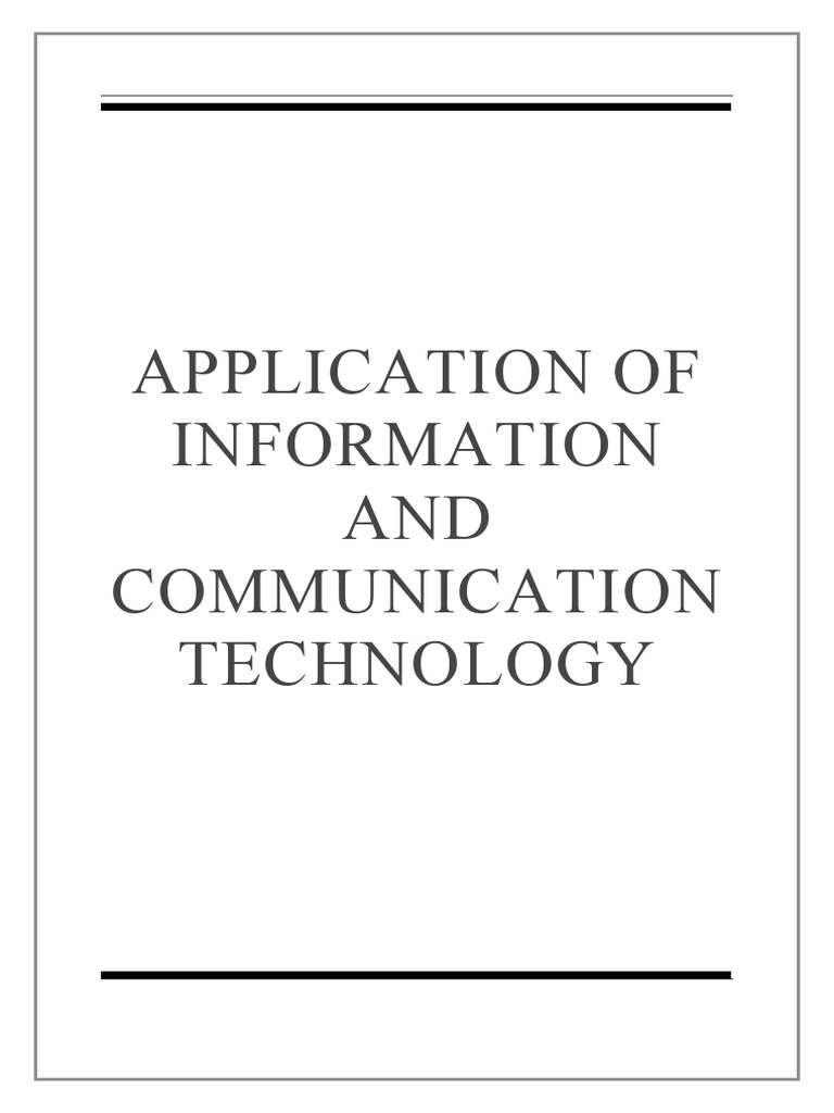 Ict Grade 10 1st Lesson | PDF | E Government | Electronic Health Record