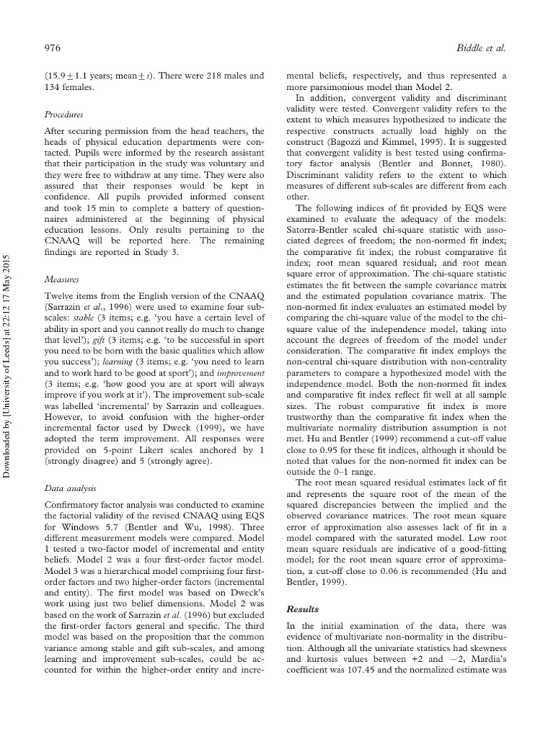 Alat ukur CNAAQ | Download Free PDF | Statistical Theory | Statistical Analysis