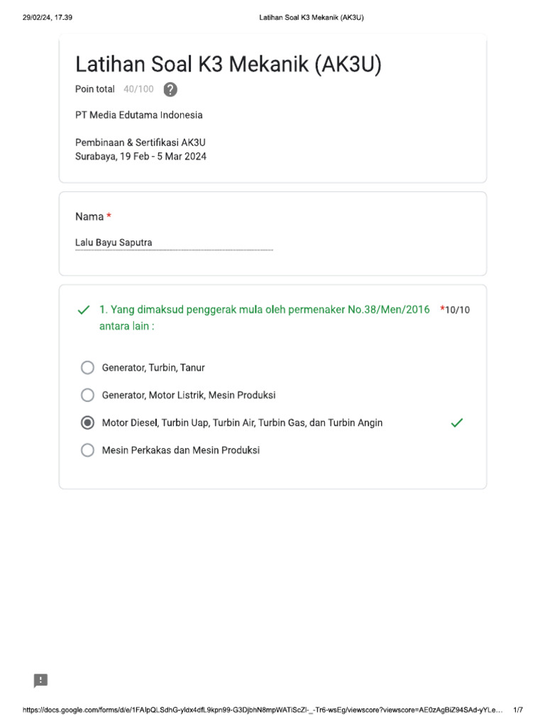 Mekanik | PDF