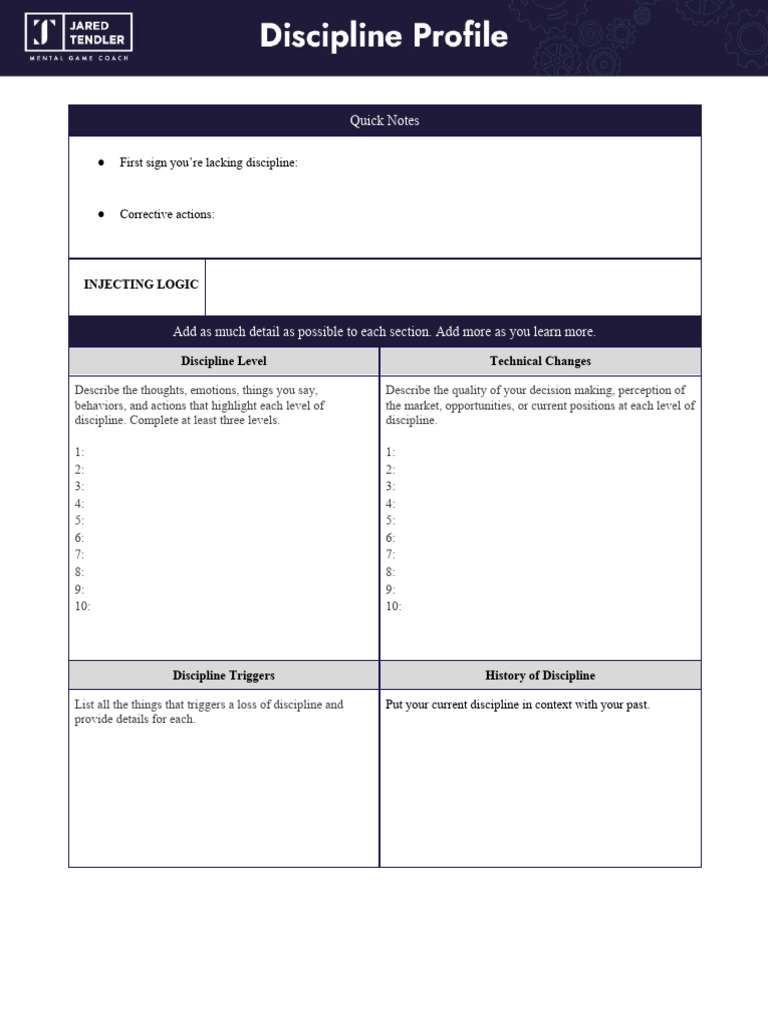 Discipline Profile | PDF