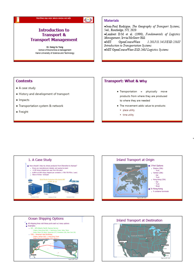 EM4445Q Ch1 Transport Intro | PDF | Transport | Cargo