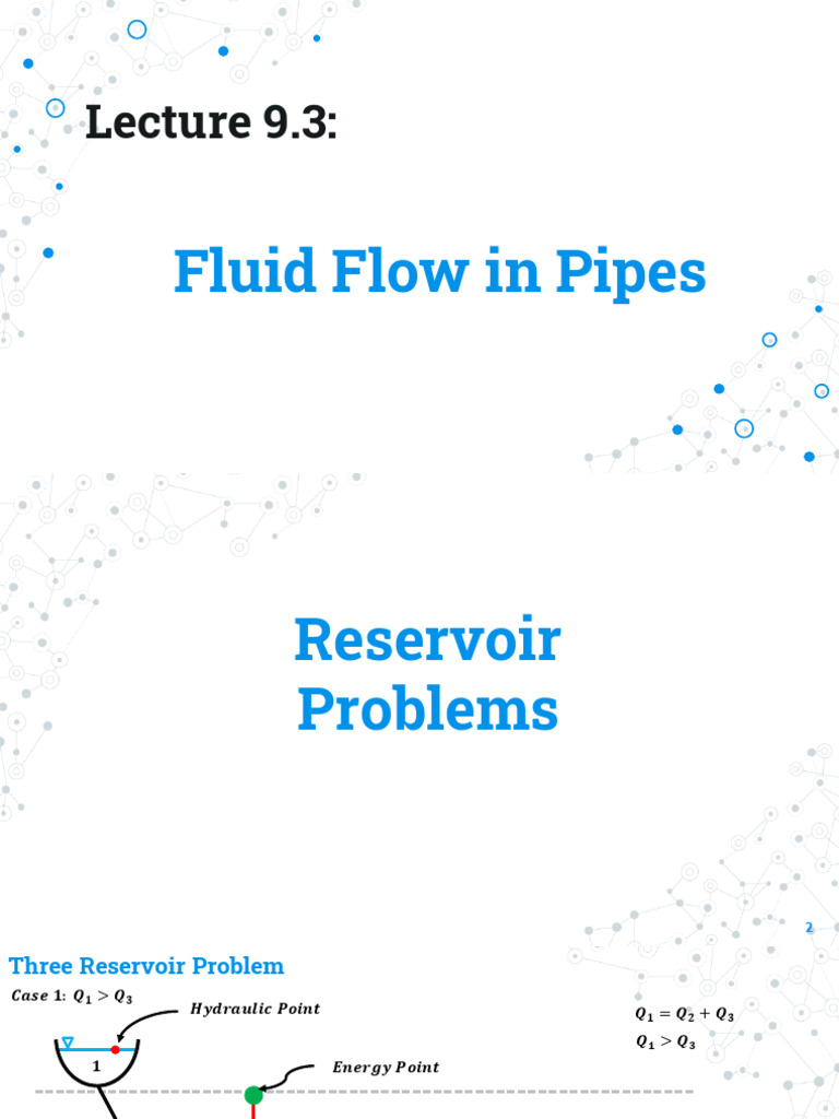 CE 108 - Lecture 9.3 - Fluid Flow in Pipes - Reservoir Problems | PDF | Gas Technologies ...