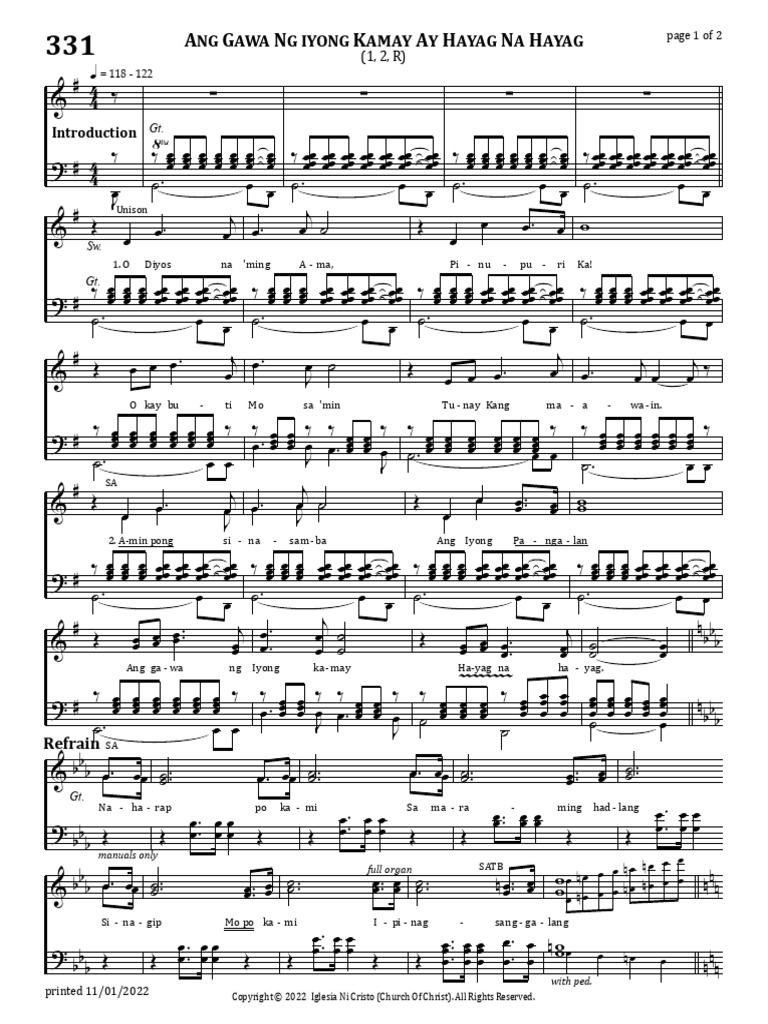 A G N K A H N H: NG AWA G Iyong Amay Y Ayag A Ayag | PDF