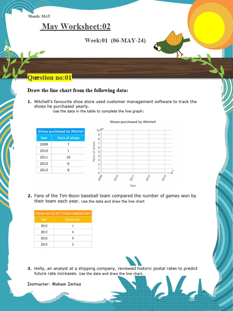 7th Grade Double Bar Graph Worksheet | PDF