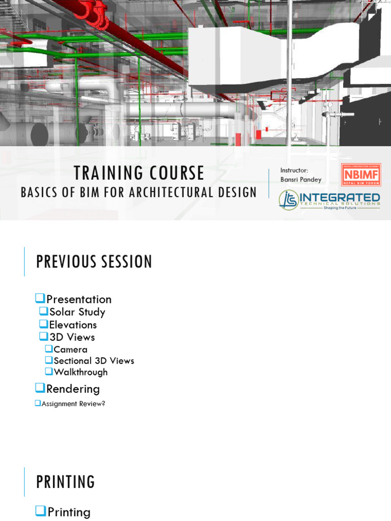 24 - Revit Beginner - Print | PDF | Computing | Software