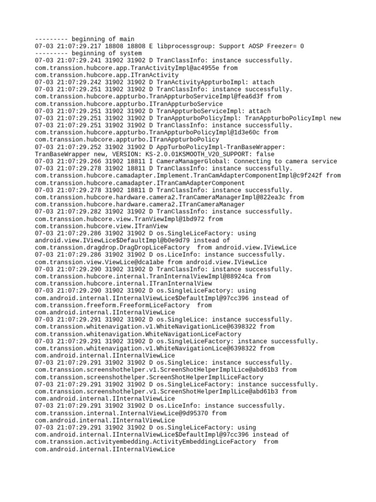 Logcat 1720015649171 | PDF | Java (Programming Language) | Computer Architecture