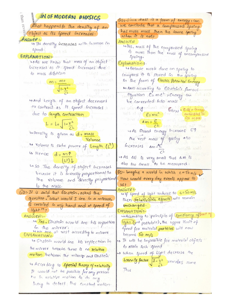 Dawn of Modern Physics-1 | PDF