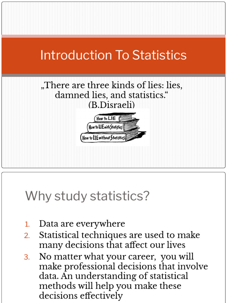 Introduction To Statistics | Download Free PDF | Statistics | Sampling (Statistics)