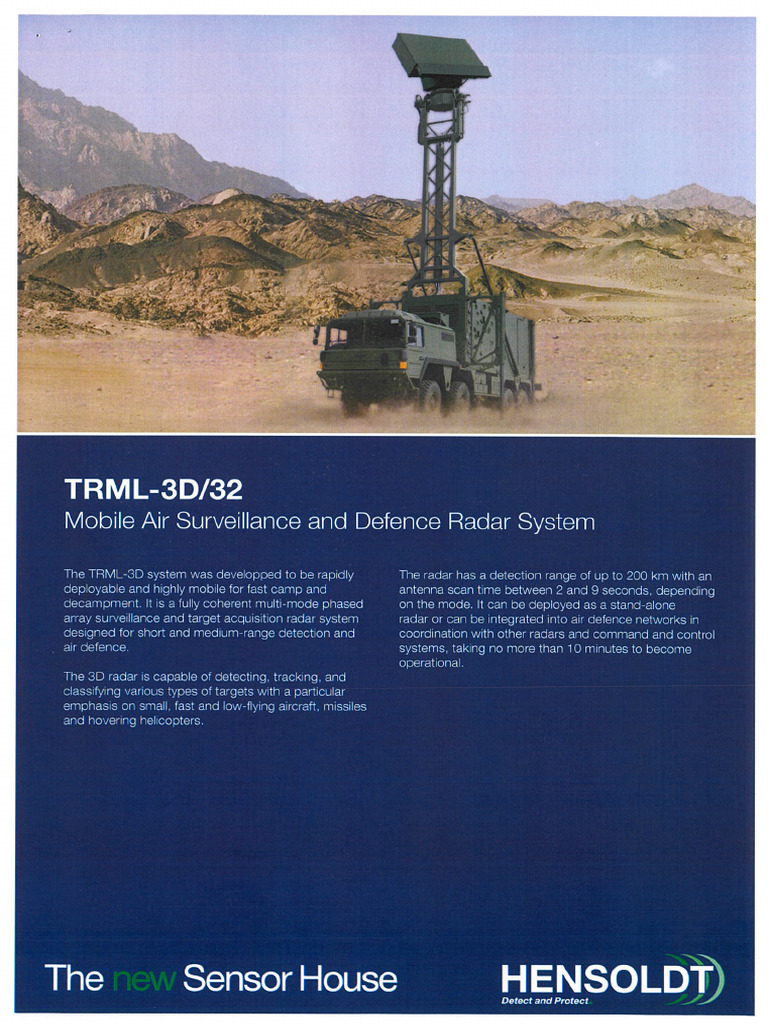 HENSOLDT 3D-TRML & PASSIVE RADAR 02 | PDF