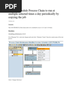 SAP BW-Trigger A Process Chain Using Event & Event by Program | PDF