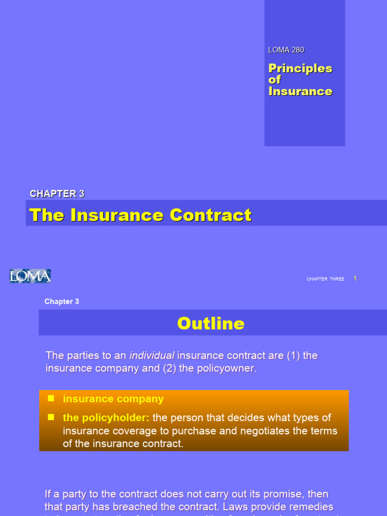 Chapter 03 | PDF | Insurance | Consideration