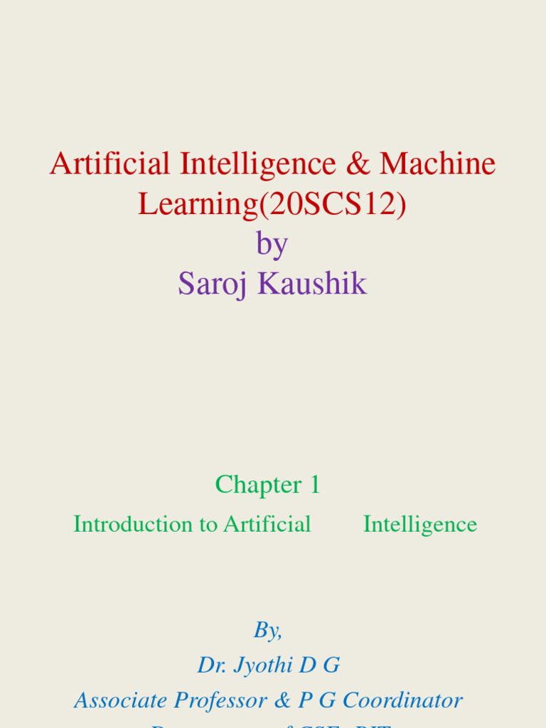 AI Module 1 First | PDF | Artificial Intelligence | Intelligence (AI ...