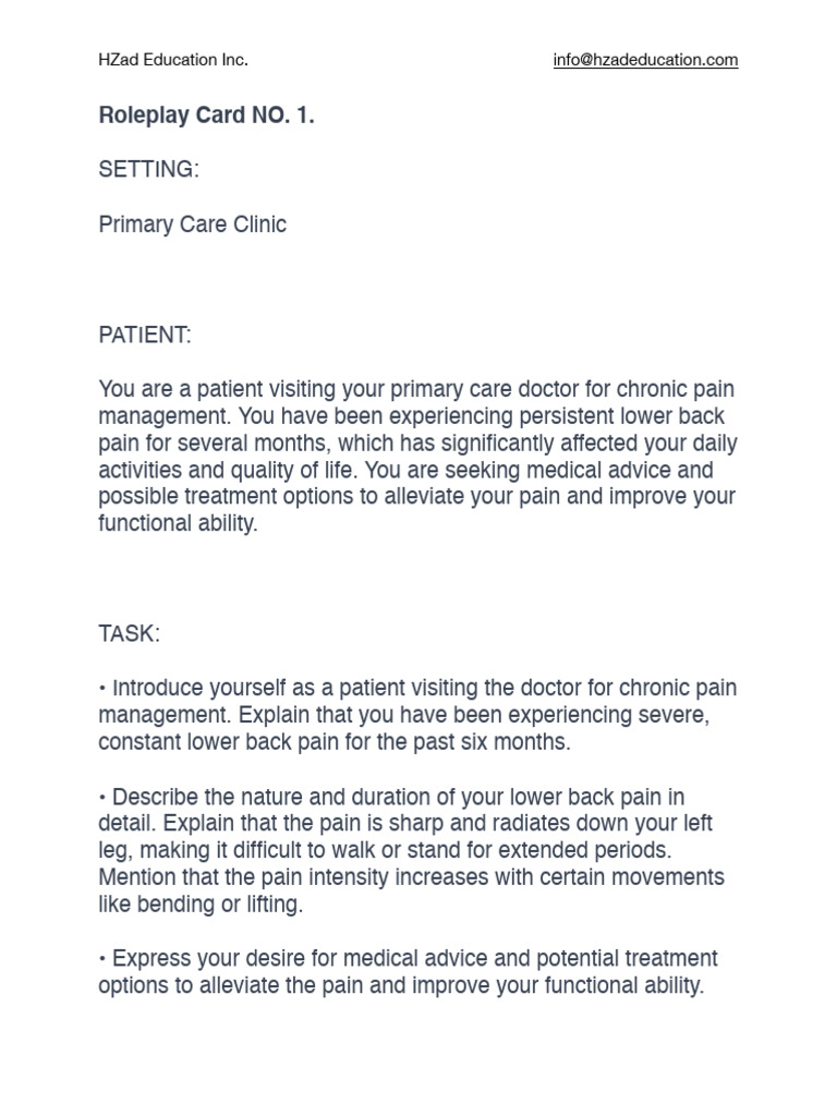 OET+S.+Medicine+1+(1) | Download Free PDF | Low Back Pain | Back Pain
