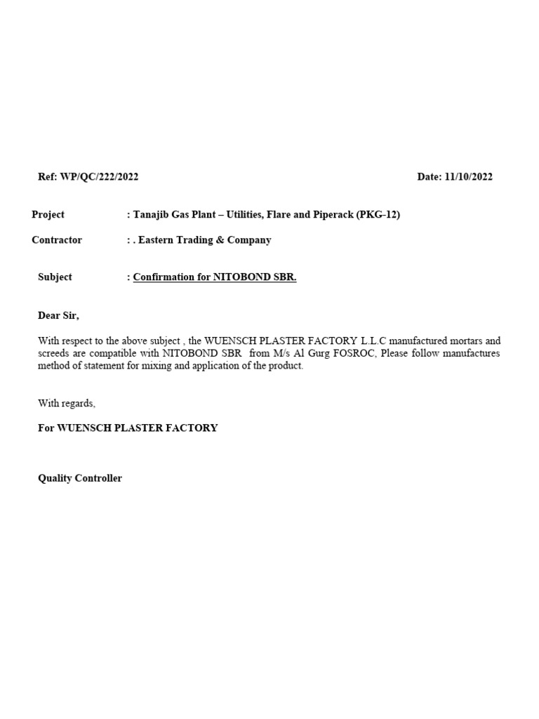 Construction Material Compatibility | PDF