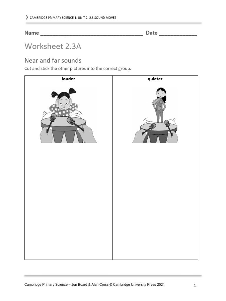 P Science 1 Worksheets Unit 2 | PDF