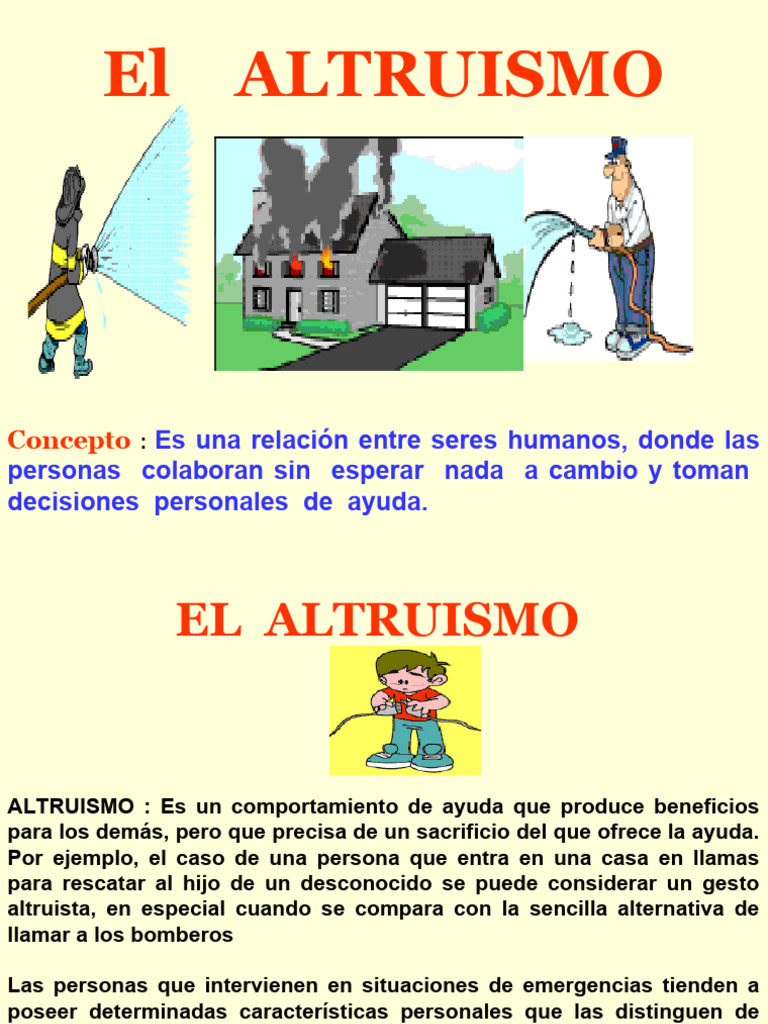 Entendiendo el Altruismo y su Impacto | PDF | Altruismo | Sicología