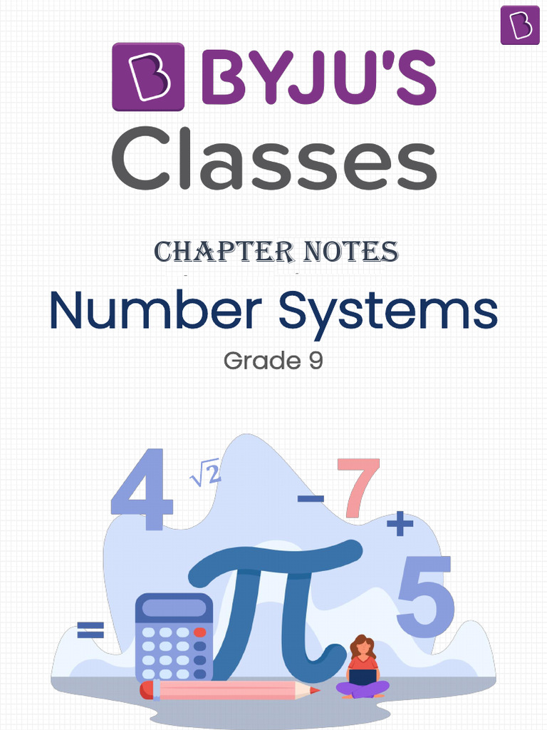 CBSE G+09 Number+Systems Notes | PDF | Numbers | Rational Number
