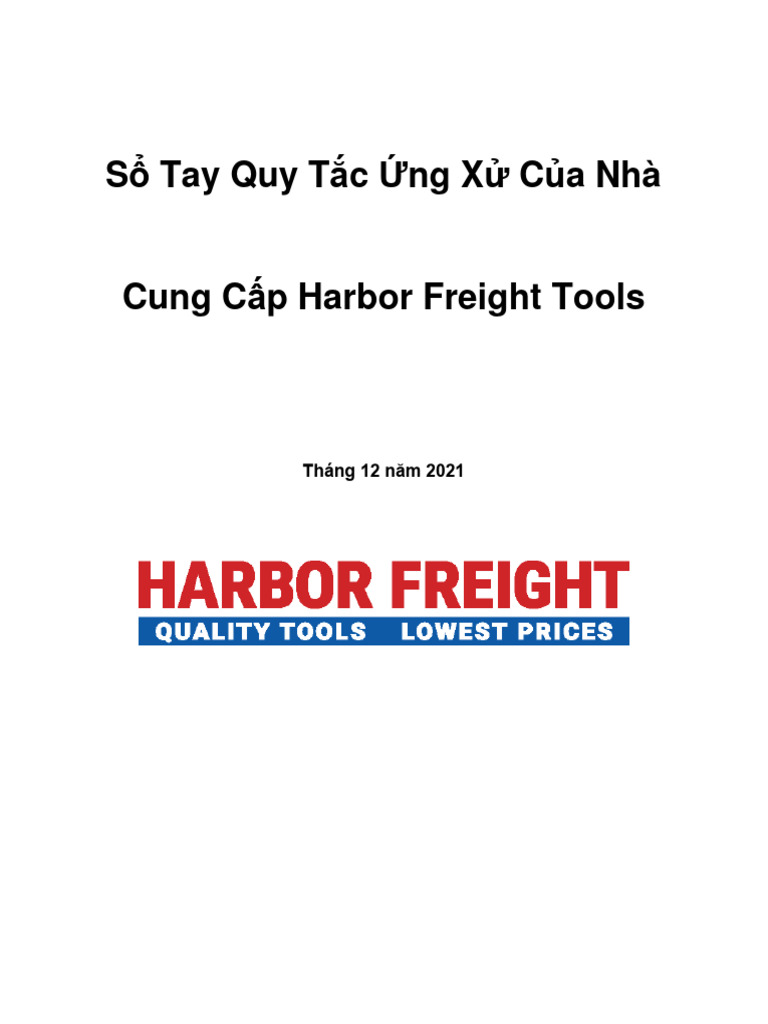 HFT Supplier Code of Conduct and Compliance Declaration - Dec. 2021 ...