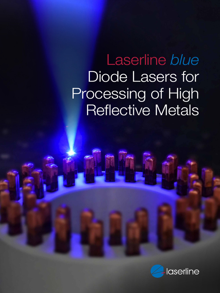 Laserline Blue-Diode Lasers For Processing of High Reflective Metals | PDF | Laser | Laser Diode