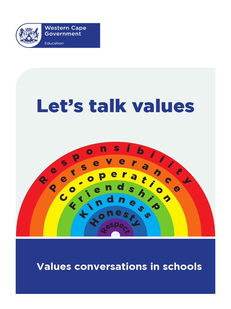 Values Conversations in Schools | PDF | Learning | Teachers